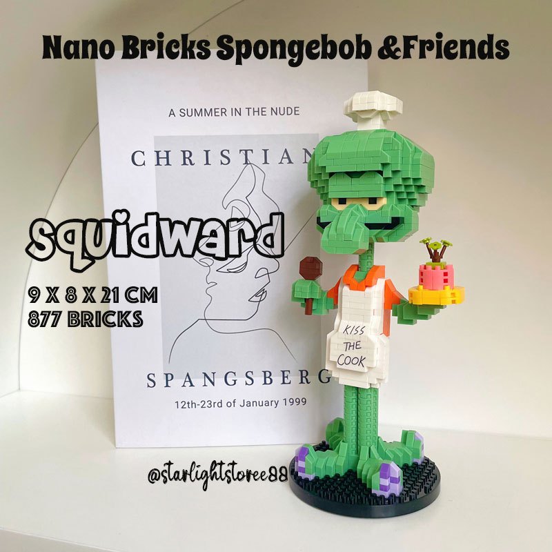 Jual [STR88] Nano Bricks Spongebob Squarepant Patrick Squidward Mr ...