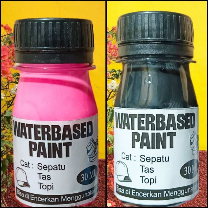 Jual cat sepatu,cat tas,cat canvas,suede,waterbased paint | Shopee ...