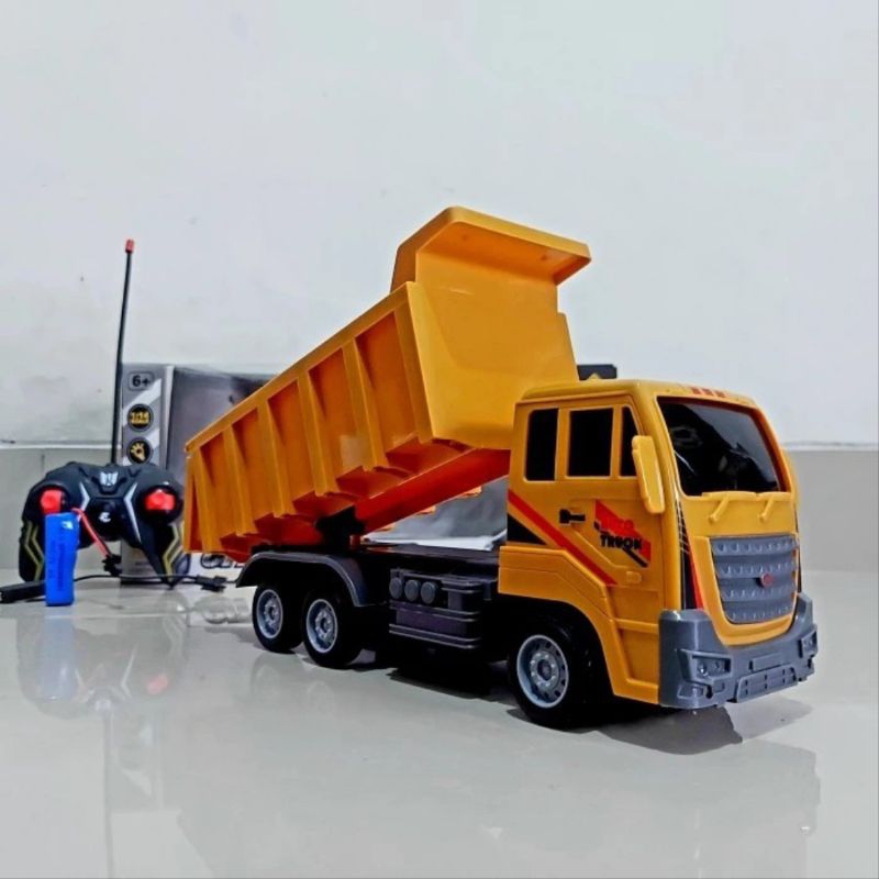 Jual Mainan RC Dump Truck Remote Control - Mobil Truk fuso Pasir Remot ...