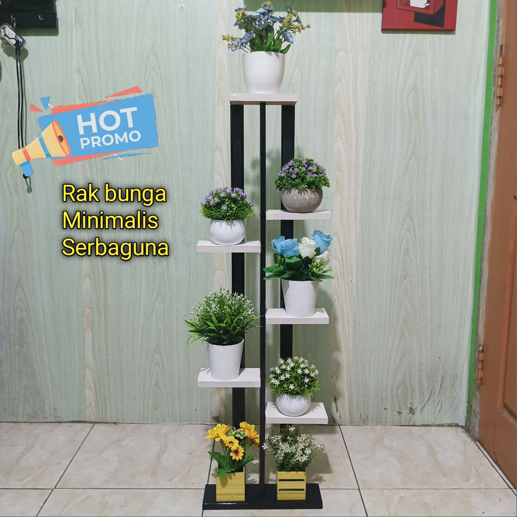 Jual Rak Bunga Hiasan Rumah Dekorasi bisa digantung ataupun dilantai ...