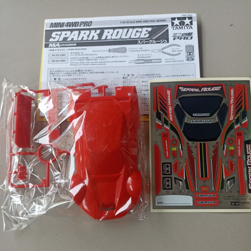 Jual Tamiya body Spark Rouge | Shopee Indonesia