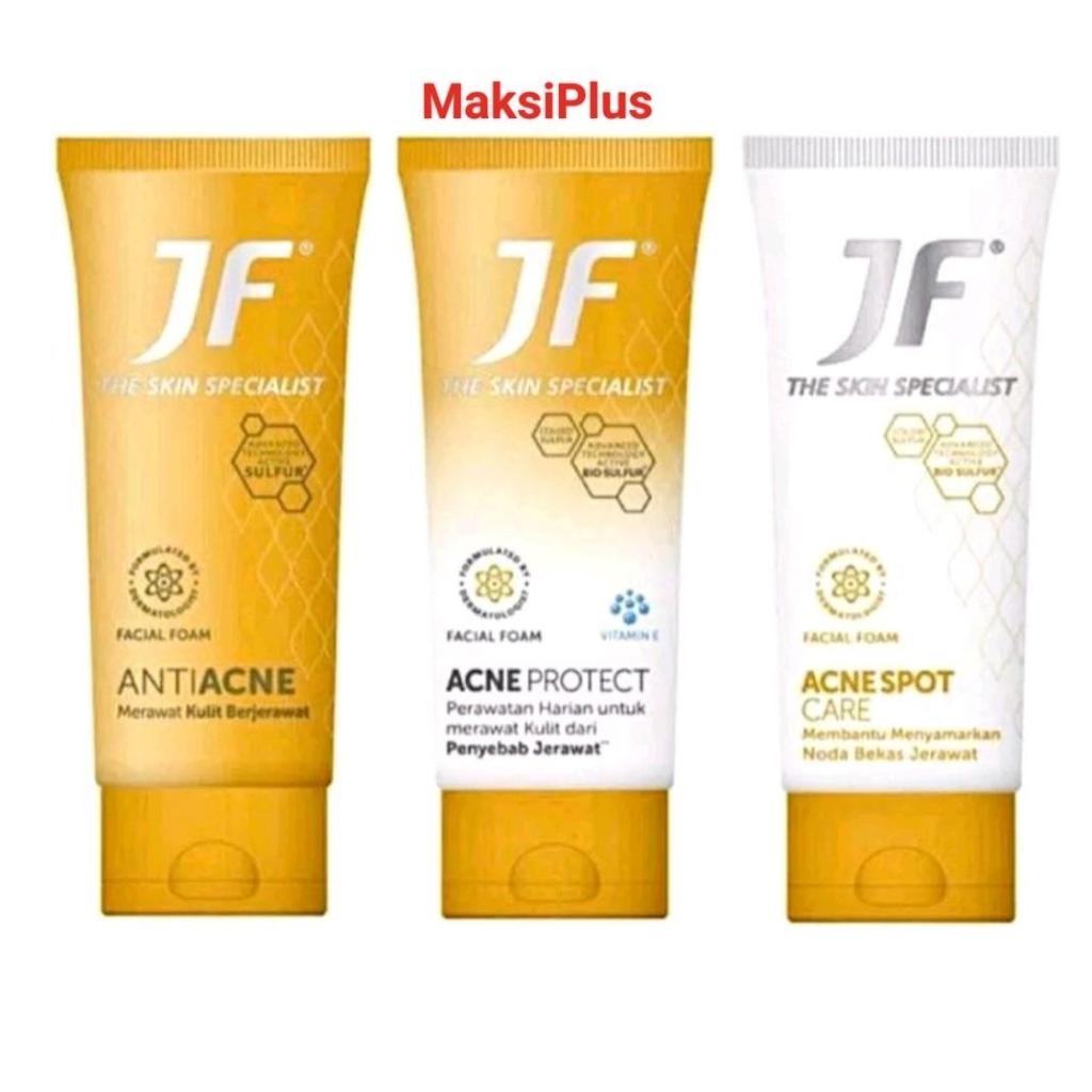 Jual JF SULFUR FACIAL FOAM ANTI JERAWAT BPOM / ANTI ACNE / ACNE SPOT ...