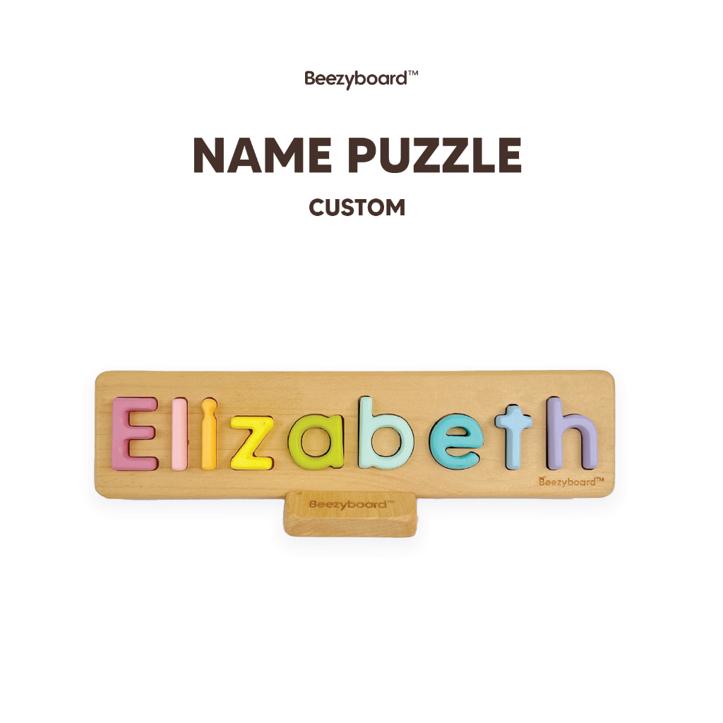 Jual Beezyboard - Custom Name Puzzle - mainan belajar nama dan huruf ...
