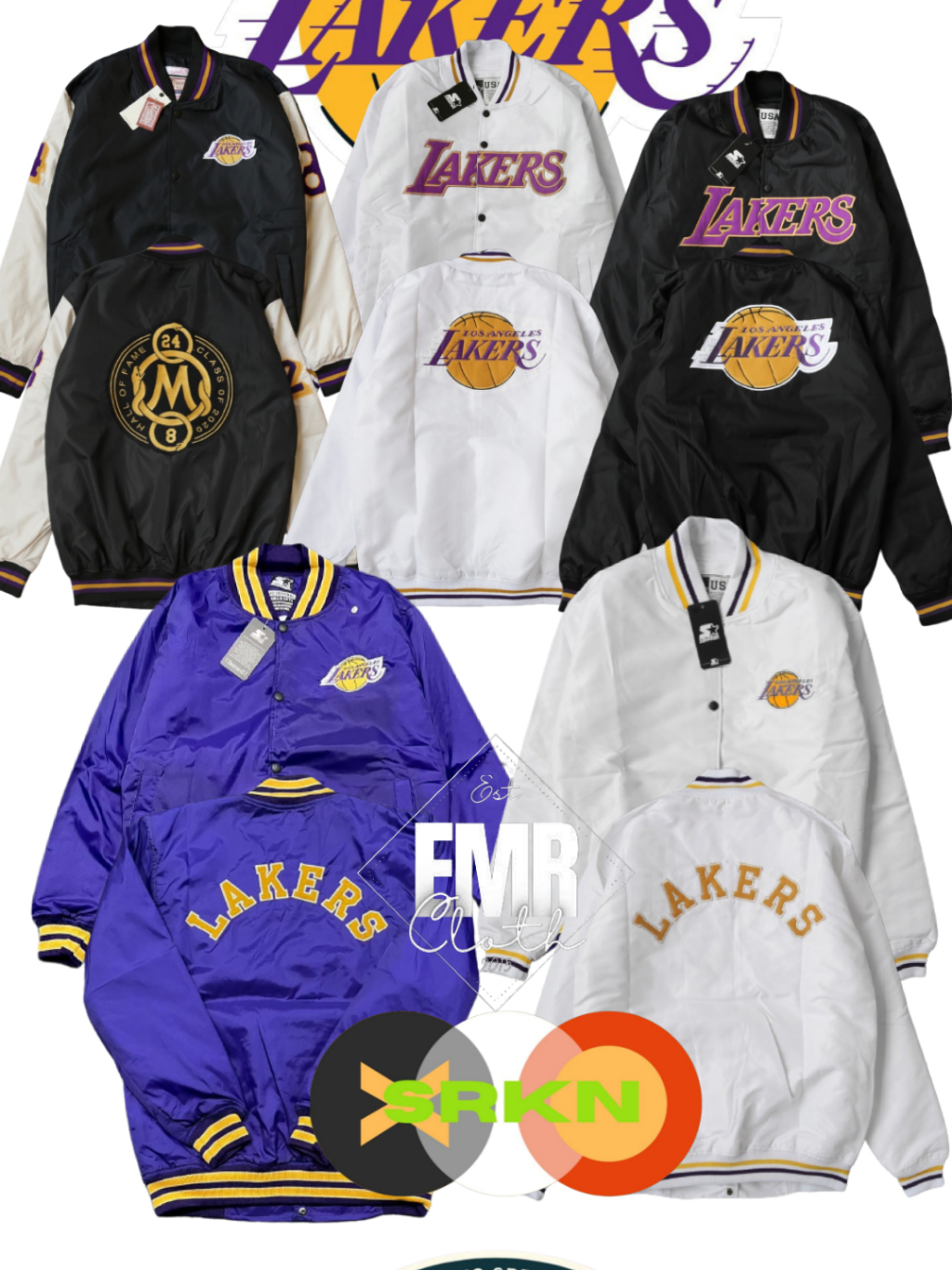 Jual VARSITY LAKERS PRIA WANITA TERBARU JAKET VARSITY JAKET BASEBALL ...