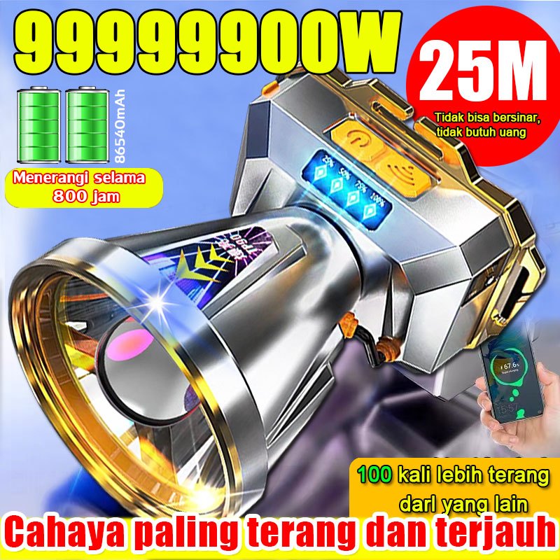 Jual Iradiasi 30000m Penerangan terus menerus selama 800 jam LED senter ...