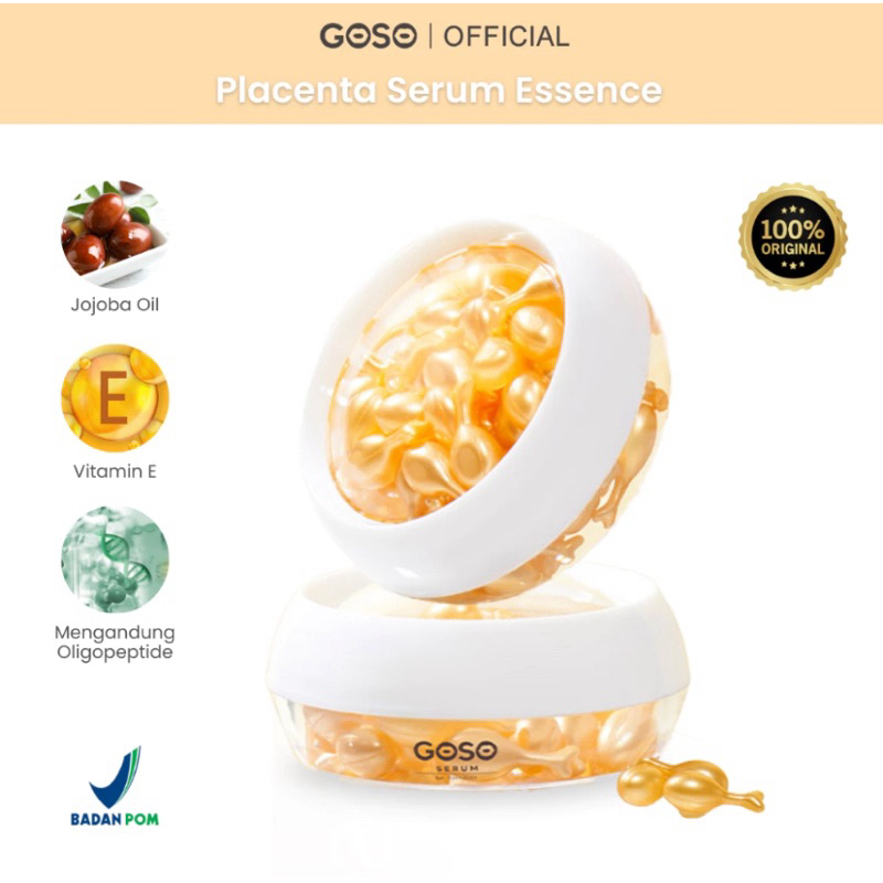 Jual GOSO PLACENTA SERUM ESSENCE | Shopee Indonesia