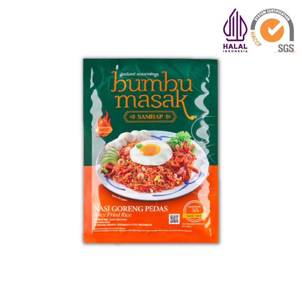 Jual SAM HAP Bumbu Masak Nasi Goreng Pedas 50gr – Bumbu Instan SamHap ...
