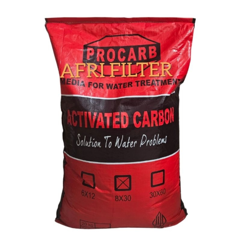 Jual Carbon Activated / Media Filter Air Karbon Aktif Procarb Isi 25 Kg ...