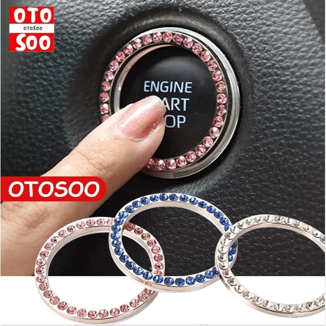 Jual Otosoo cover start engine diamond -one-touch start button ...