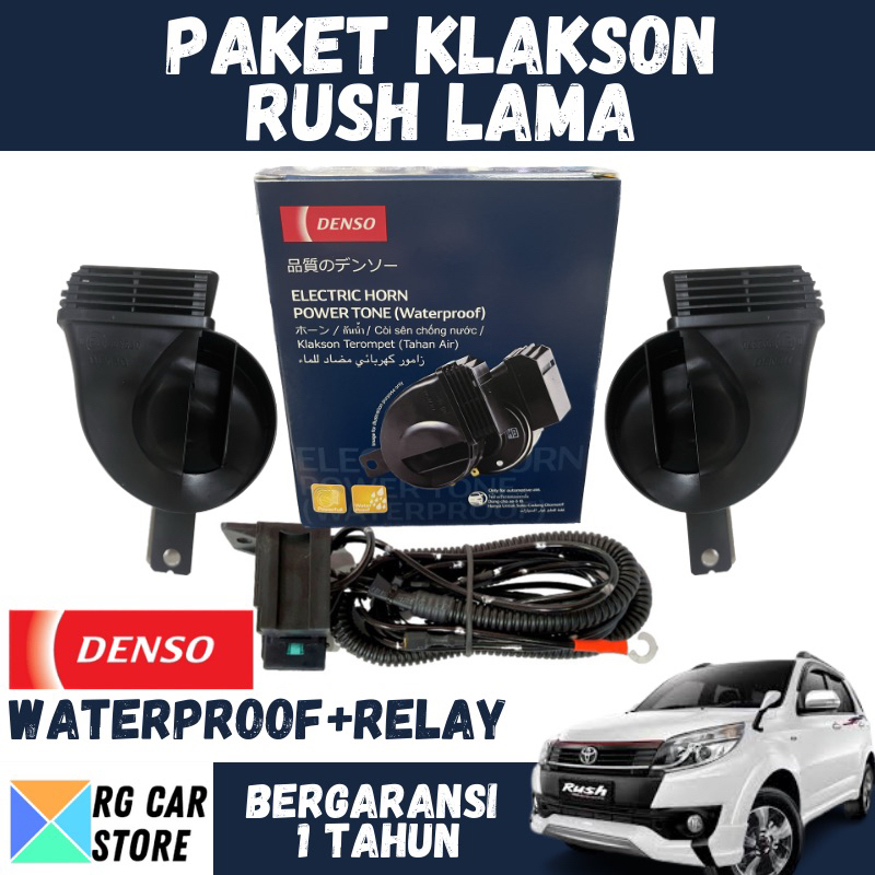 Jual Klakson Toyota Rush Lama Merek Denso Waterproof Original Dijamin ...