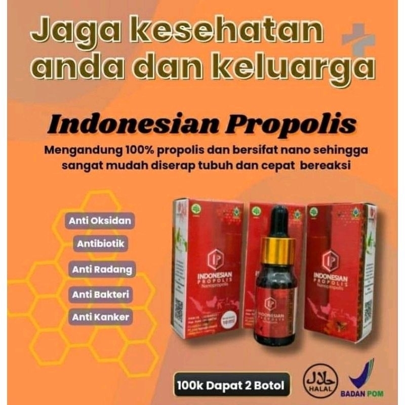 Jual NANO PROPOLIS (2 Botol) ~ Jaga Daya Tahan Tubuh - Anti Oksidan - Anti Biotik, Radang ...