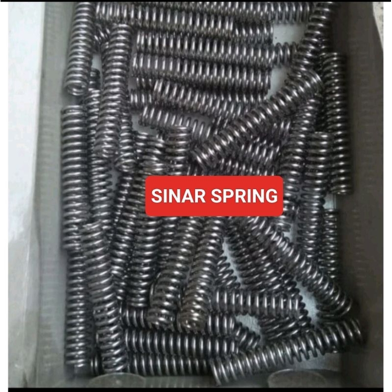 Jual spring tekan stenlis 1.5 mm x id 7 mm x od 10 mm panjang 75 mm ...