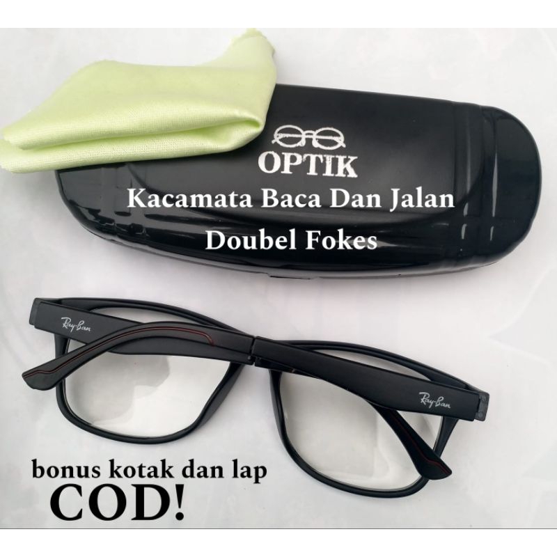 Jual Kacamata Baca Doubel Fokus 2in1 Jauh Dekat Kacamata Plus Dua ...