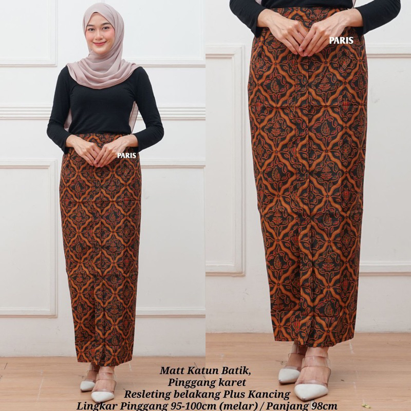 Jual ROK SPAN BATIK BAWAHAN KEBAYA TERBARU 2023 ROK SPAN BATIK KEKINIAN ...
