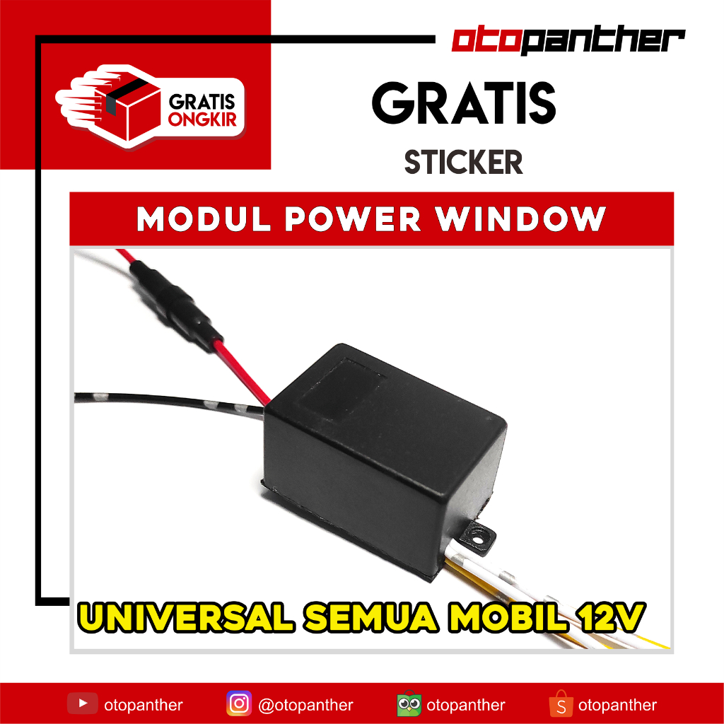 Jual Modul Power Window Mobil Universal Agar Kencang Anti Lemot ...