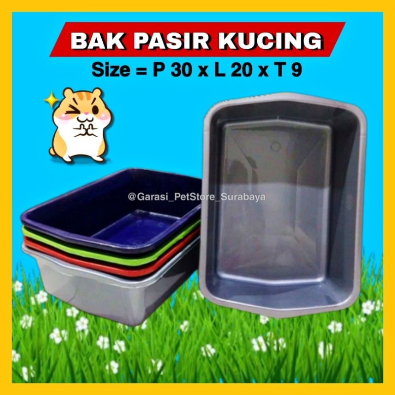 Jual GPSS- Cat Litter Box Kucing Kitten Adult Bak Pasir Kucing Anjing ...