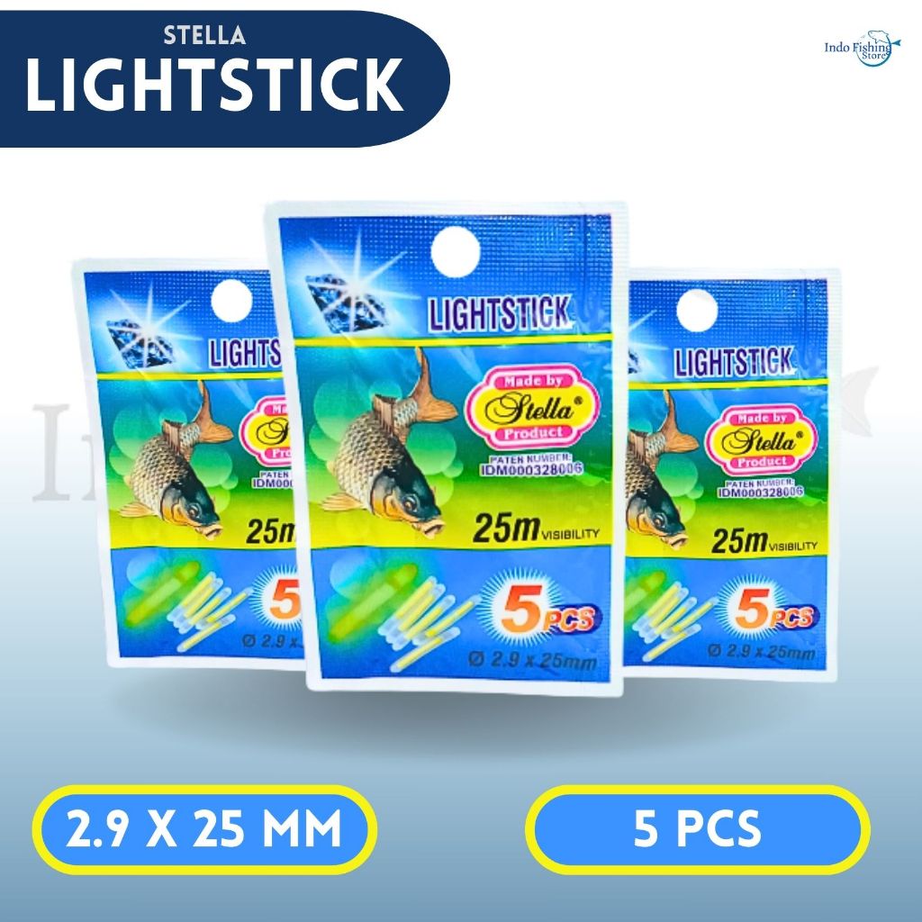 Jual Stella Lightstick Light Stick 2.9 x 25mm isi 5 pcs GID Mancing ...