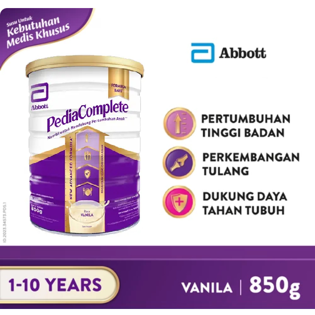 Jual PEDIACOMPLETE Pediasure Complete Vanilla 800g | Shopee Indonesia
