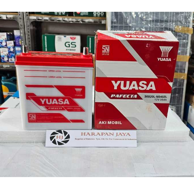 Jual AKI MOBIL YUASA PAFECTA NS40ZL / 36B20L (35AH) BASAH | Shopee Indonesia