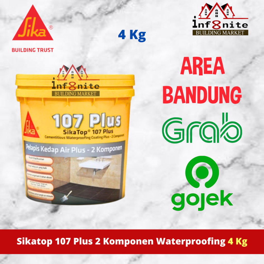 Jual Sikatop 107 Sika Top 107 Plus Sika Waterproofing 2 Komponen 4 Kg ...