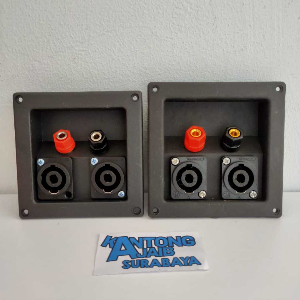 Jual Terminal Salon Binding Post + Soket Spikon Terminal Box Speaker ...