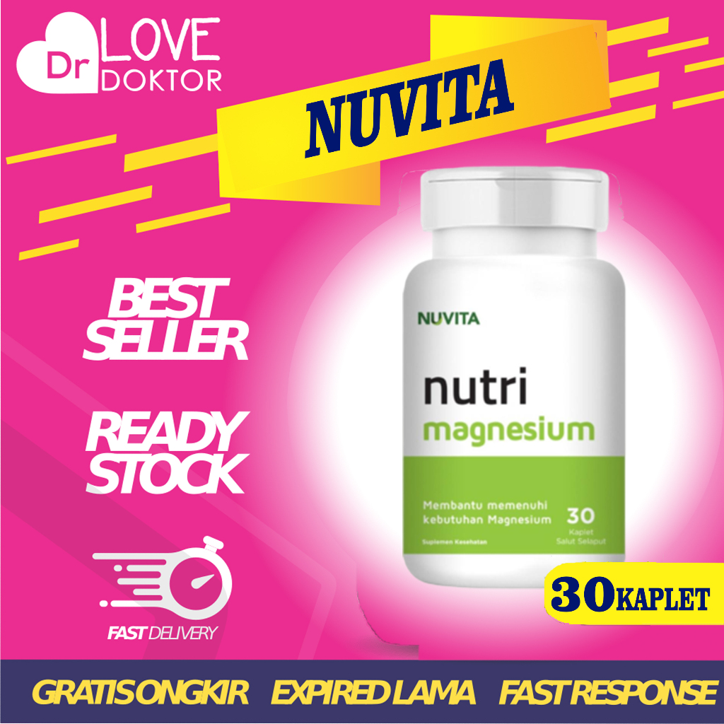Jual NUVITA NUTRI MAGNESIUM 350 MG UNTUK METABOLISME DAN MENGURANGI ...