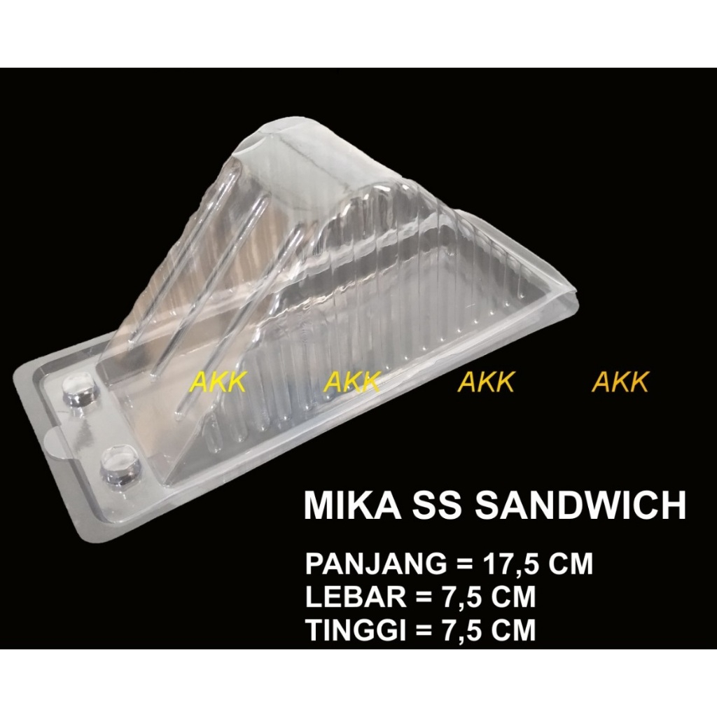 Jual MIKA TRAY ROTI SANDWICH / TEMPAT ROTI SANDWICH ISI 50 PCS | Shopee ...