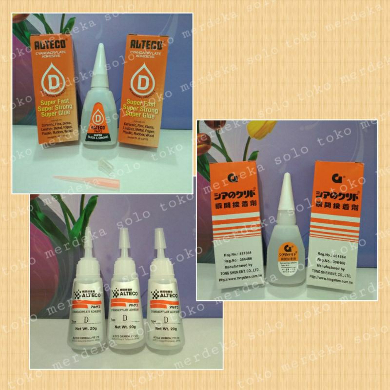 Jual Lem Alteco D Botol & Dos , Lem G | Shopee Indonesia