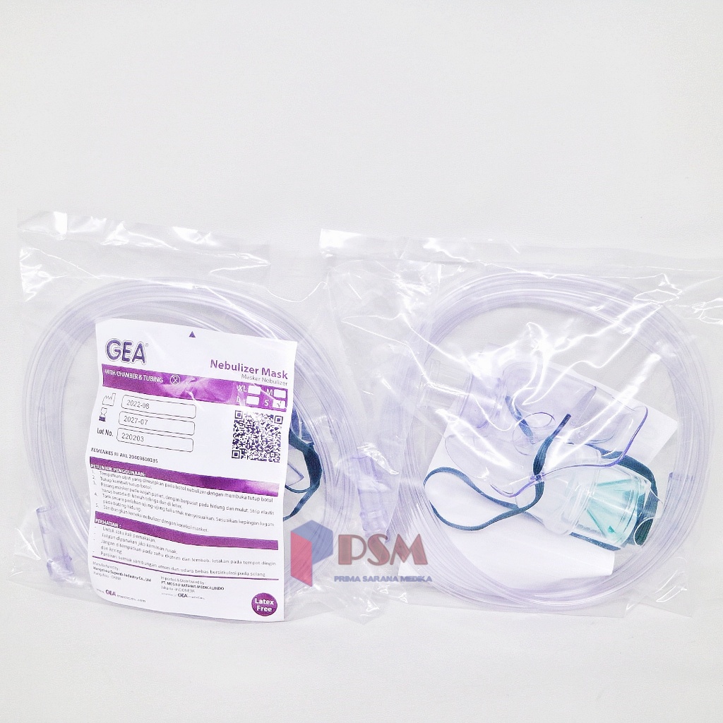 Jual Onehealth Gea Nebulizer Mask / Masker Tempat Obat Uap Dewasa Anak ...