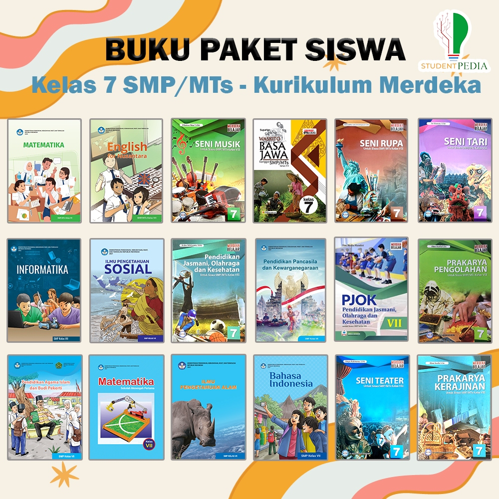 Jual Student Pedia - Buku Paket Siswa Untuk Kelas 7 SMP/MTs - KURIKULUM MERDEKA (LENGKAP ...