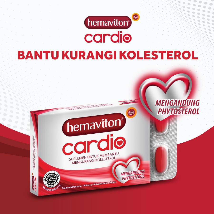 Jual Hemaviton Cardio 10 kaplet Kolesterol Suplemen Kesehatan Kapsul ...