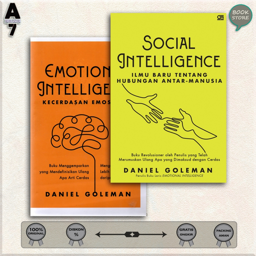 Jual Buku Daniel Goleman : Emotional Intelligence & Social Intelligence | Shopee Indonesia