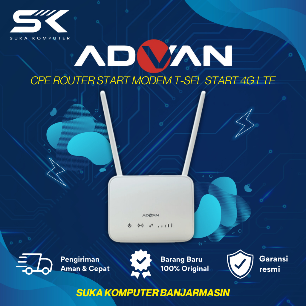 Jual ADVAN CPE ROUTER START MODEM T-SEL START 4G LTE | Shopee Indonesia
