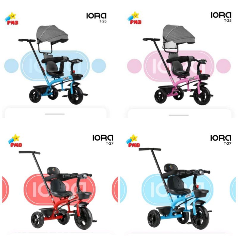 Jual Sepeda Anak Roda 3 Iora T27 & T25 Isi Kanopi | Shopee Indonesia