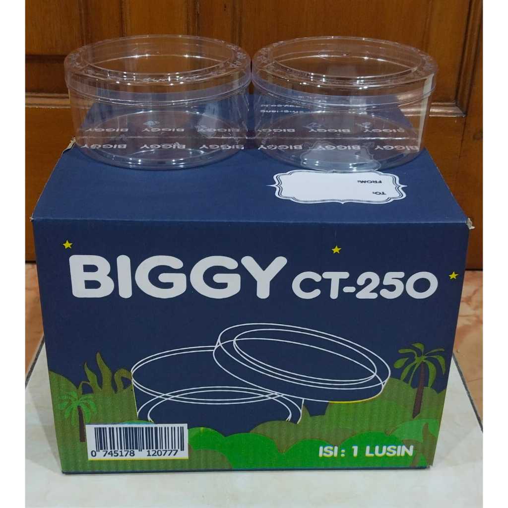 Jual Biggy 500 Gram Mika Kode CT250 Toples Kue Kering Nastar / Toples ...