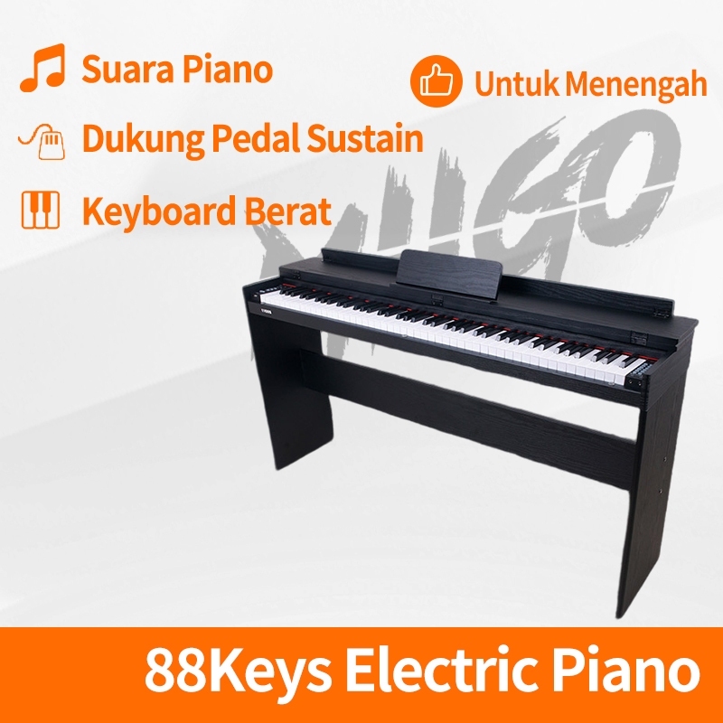 Jual Piano 88-Keys Keyboard Elektronik Cerdas Fitur MIDI Piano Elektrik ...