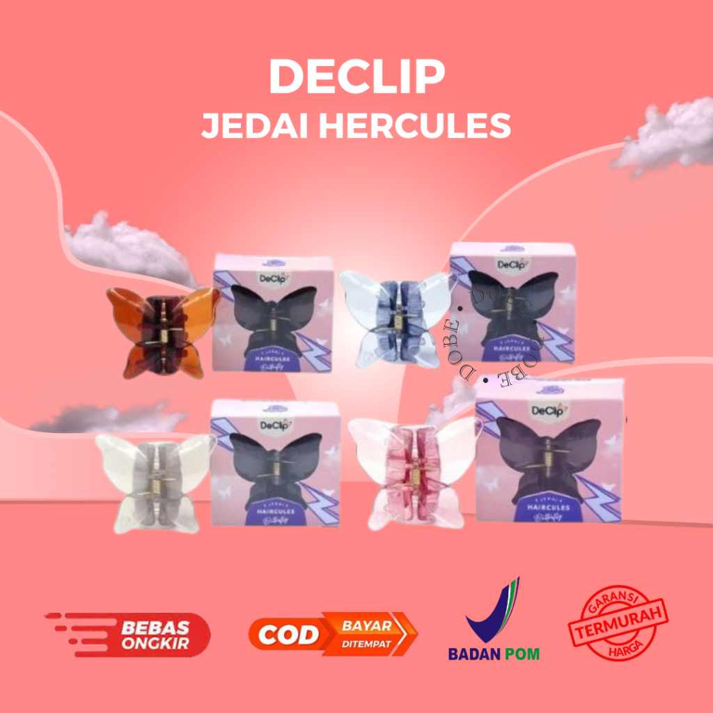 Jual DECLIP Jedai Butterfly Hercules Gigi 4 Ukuran 5cm | Shopee Indonesia