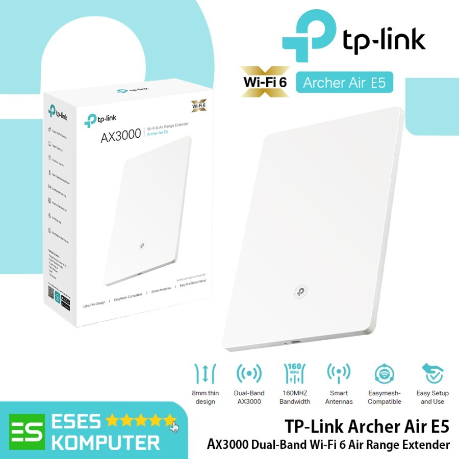 Jual WiFi Range Extender TP-Link Archer Air E5 AX3000 Mesh Wi-Fi 6 Air ...
