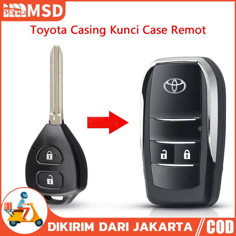 Jual Toyota Casing Kunci Case Remot Model Lipat Innova Yaris Vios Altis ...