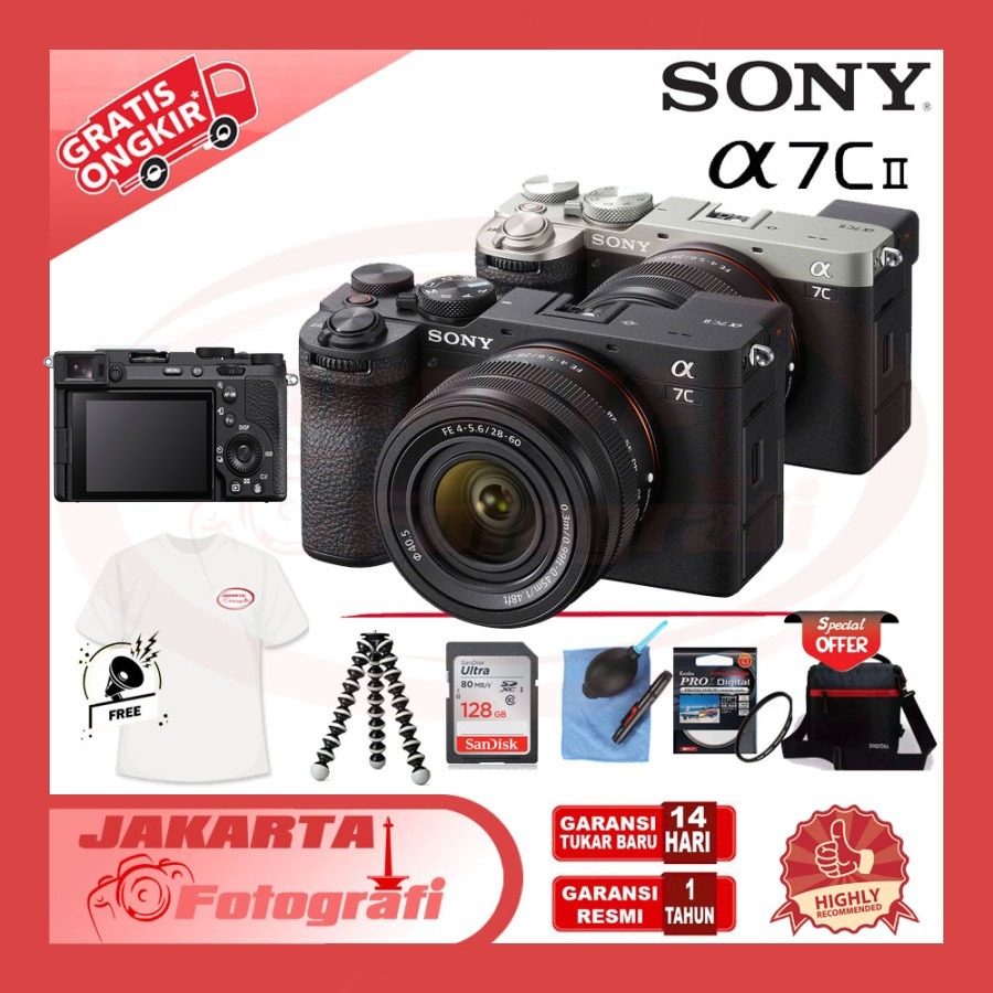 Jual Sony a7C II Kit 28-60mm Lens Mirrorless Camera | Shopee Indonesia