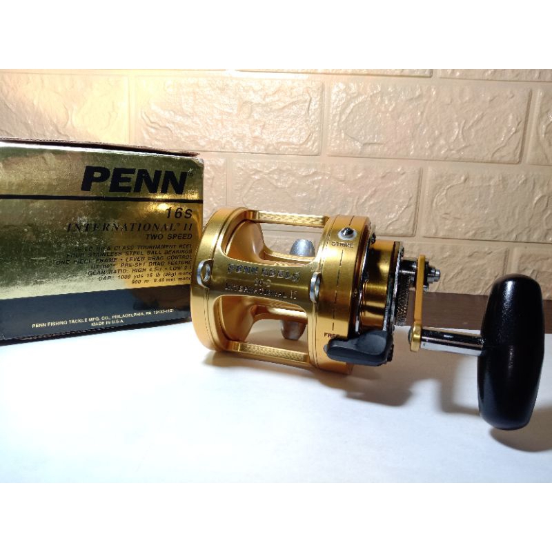 Jual Penn Reels 16 S International II Two Speed USA | Shopee Indonesia