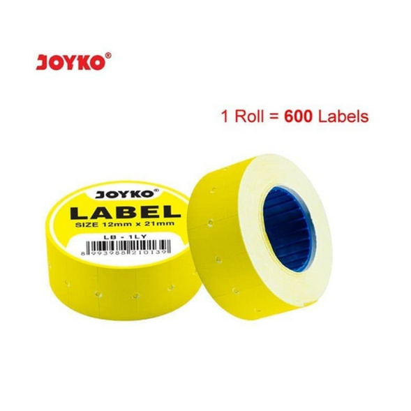 Jual JOYKO LABEL ROLL HARGA JOYKO 1 BARIS LB-1LY / KUNING | Shopee ...