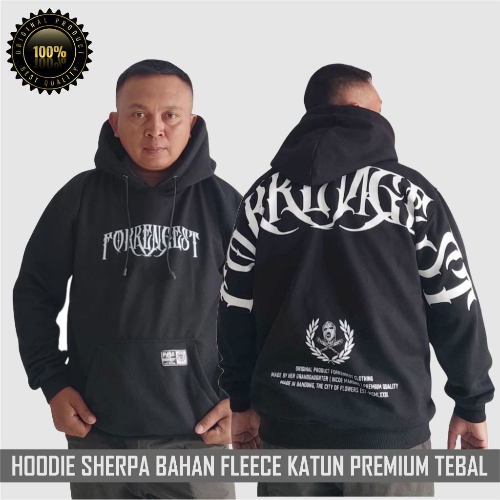 Jual HOODIE DISTRO ORI FRGST MODEL SHERPA BAHAN TEBAL GRAMASI 280 ...