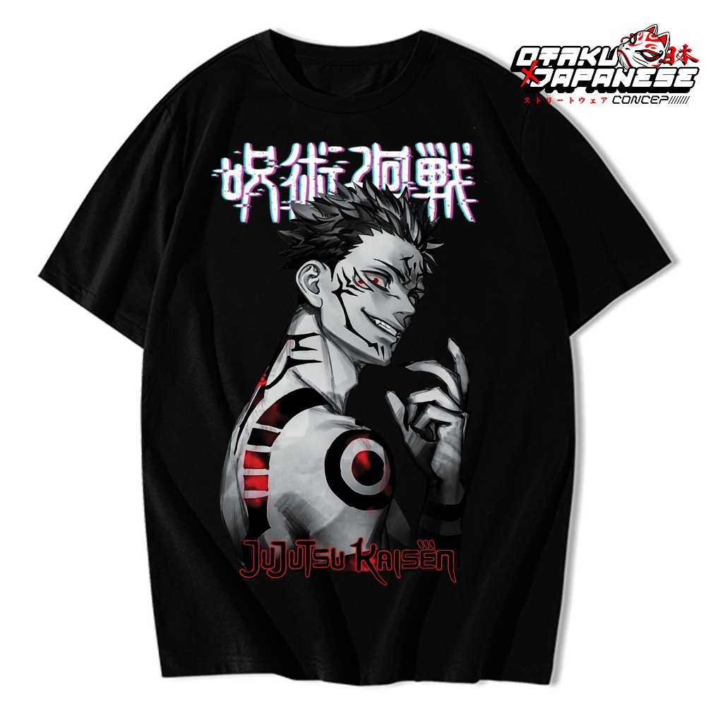 Jual Kaos Distro Anime Jujutsu Kaisen - Ryomen Sukuna V3 | Shopee Indonesia