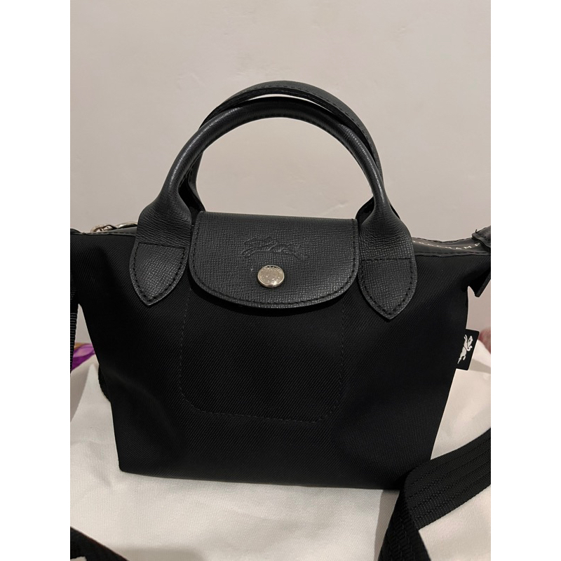 Jual Longch*m le pliage energy Xs black | Shopee Indonesia