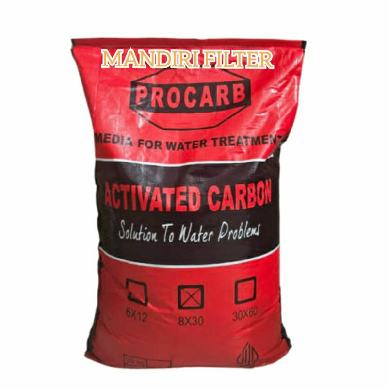 Jual Carbon Actived Filter Air / Karbon Aktif Procarb Mesh 8 x 30 (Isi ...