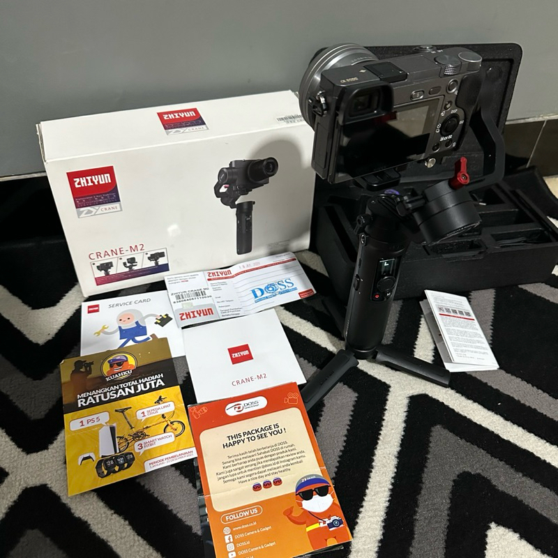 Jual Gimbal Stabilizer Zhiyun Crane M2 3-Axis Fullset Box for ...