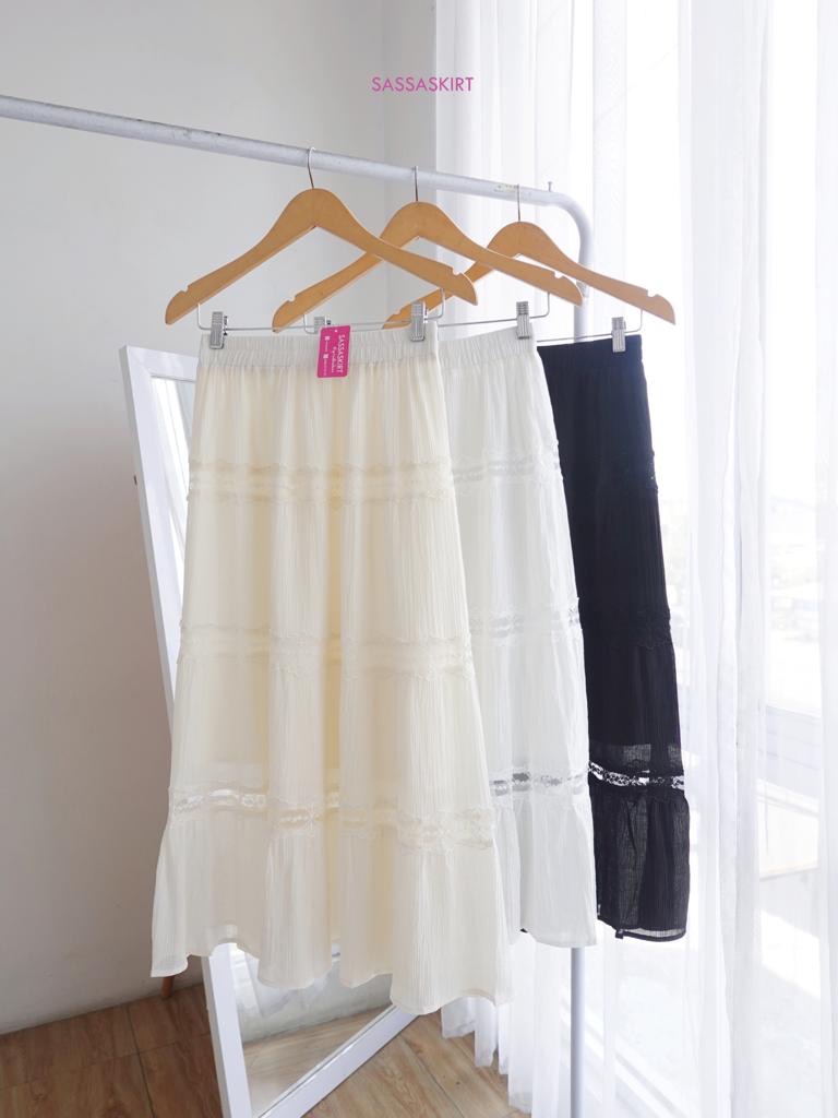 Jual Vallery Skirt by Sassaskirt/Rok Panjang/Rok Brokat/Rok Wanita ...