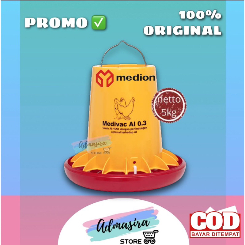 Jual MULTI FEEDER 5KG MEDION Super Feeder Ransum Ayam Tempat Makan Ayam Multifeeder | Shopee ...