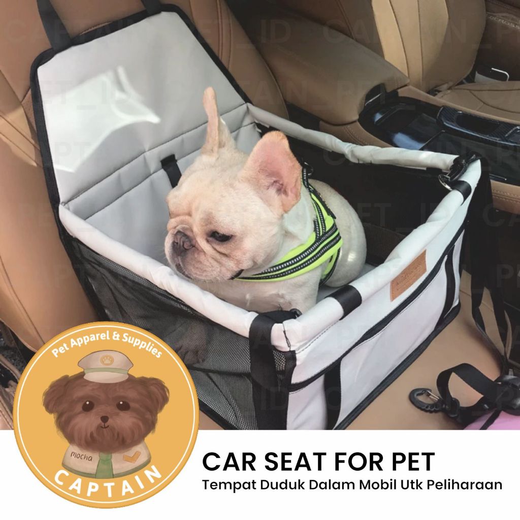 Jual PET CAR SEAT TEMPAT DUDUK KURSI MOBIL ANJING KUCING DOG CARRIER ...